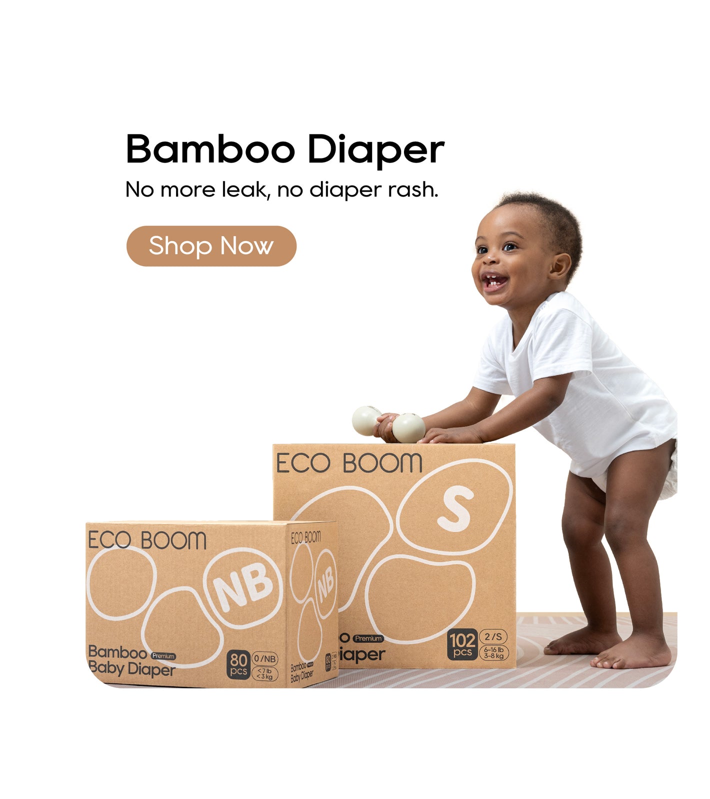 ECO BOOM Bamboo Diapers, Wipes and More